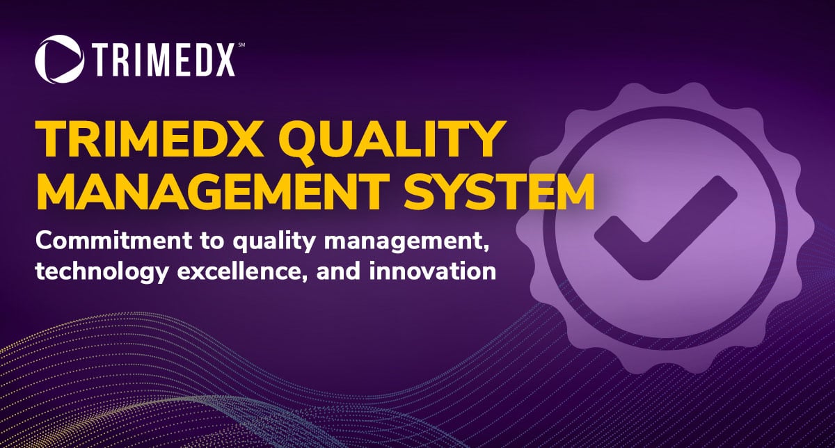 TRIMEDX receives International Organization for Standardization’s world-class information ...